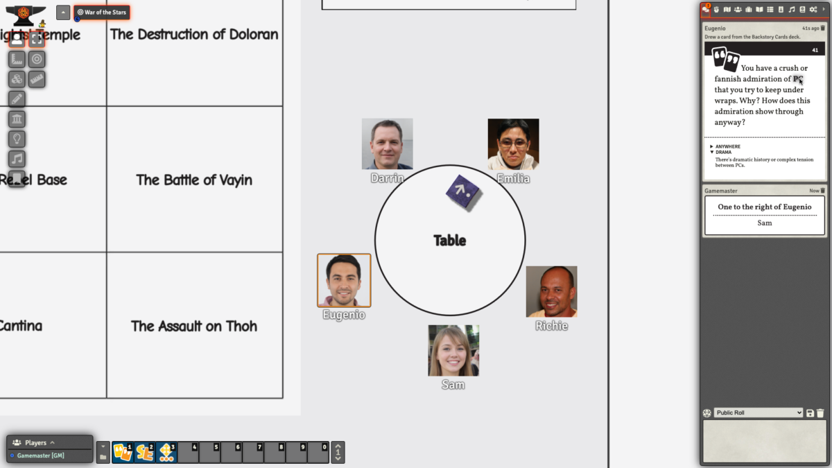 Backstory Cards for Foundry VTT – The Immaterial Plane