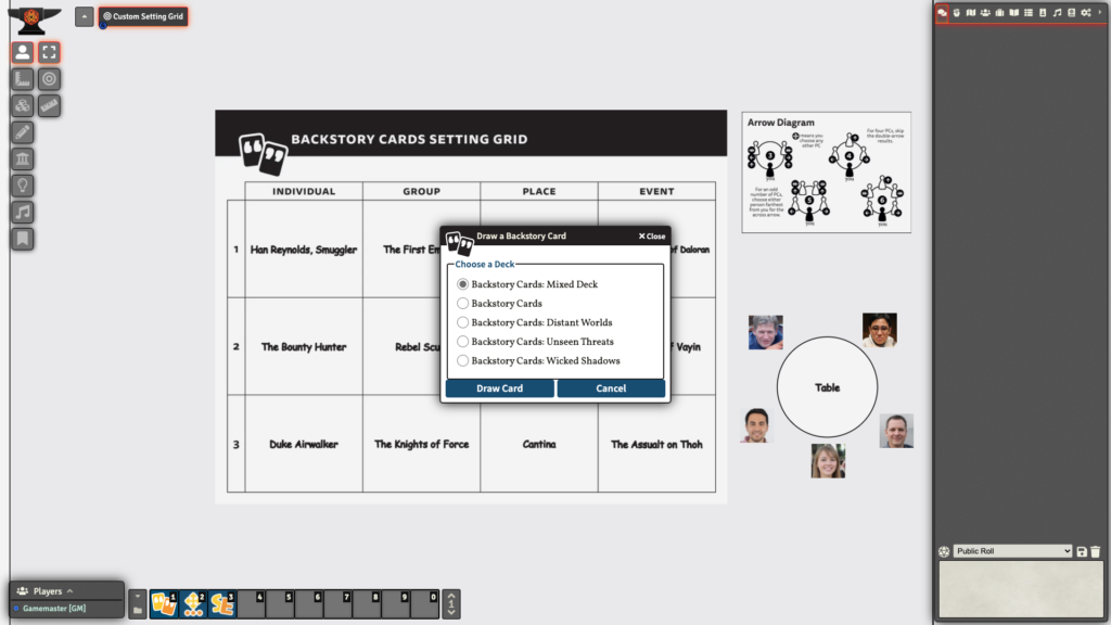Backstory Cards for Foundry VTT – The Immaterial Plane